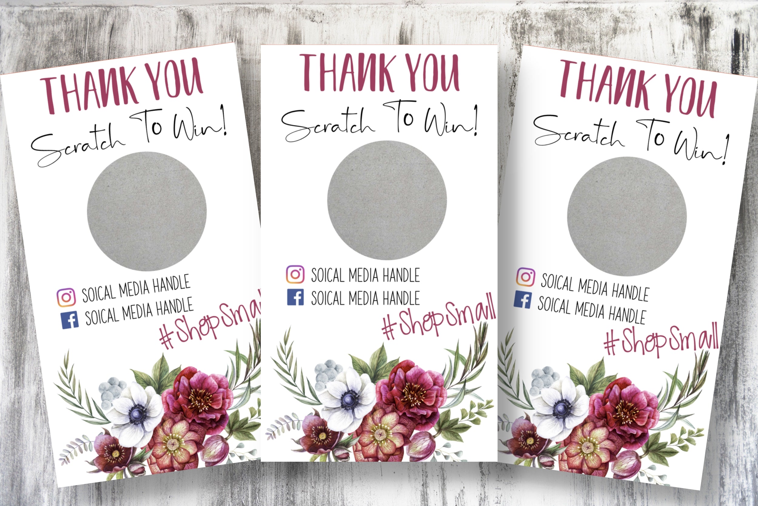 Custom Scratch Off Cards – LLBdesigns